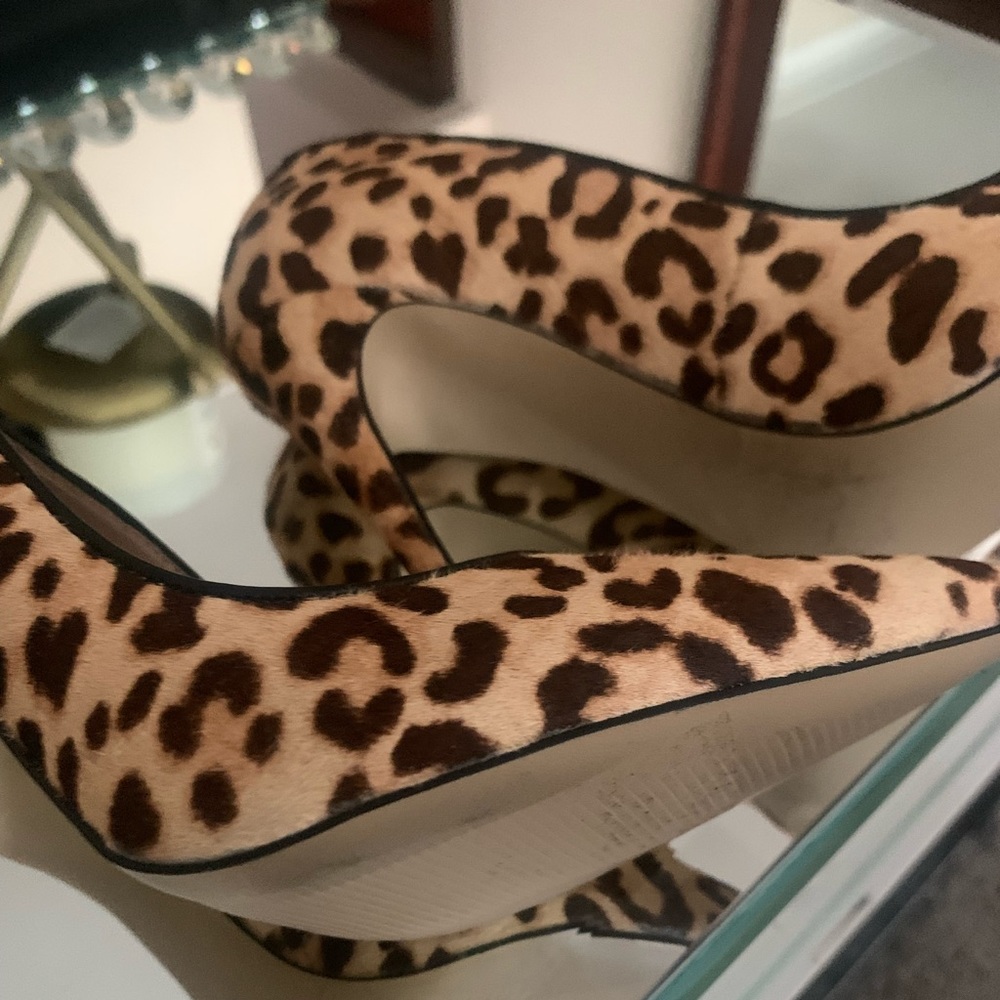 Steve Madden Leopard Print 4in Heels - Gem
